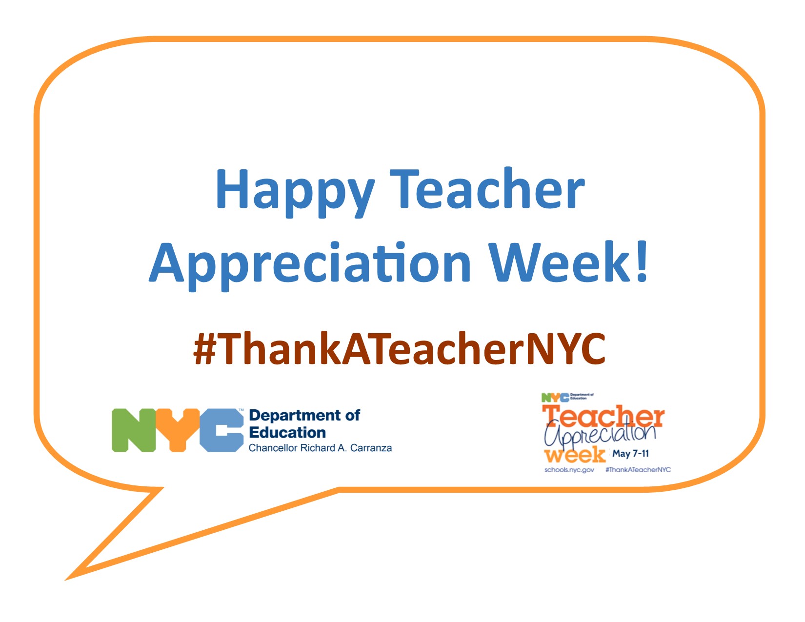 Speech Bubbles For Teacher Appreciation Week – I Teach NYC